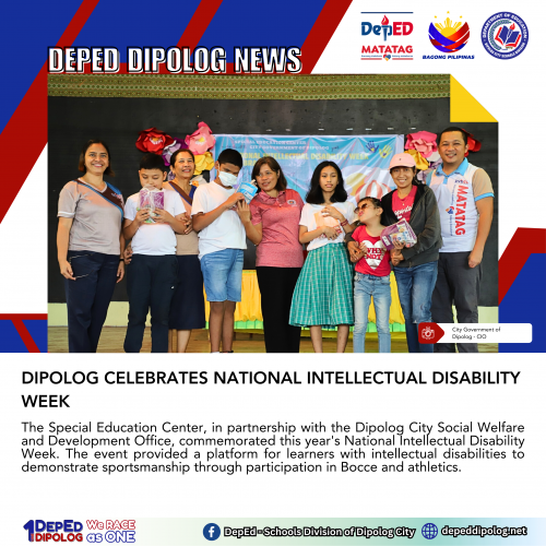 Dipolog celebrates National Intellectual Disability Week | DepEd ...