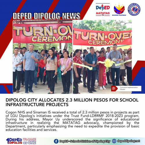 Dipolog city allocates 2.3 million pesos for school infrastructure ...